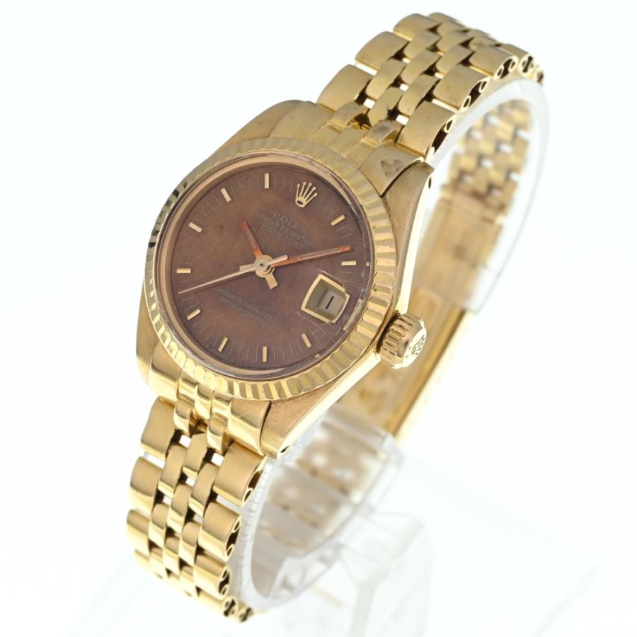 ロレックス ROLEX 6917 ヴィンテージ デイトジャスト マホガニーダイアル K18YG 自動巻き レディース 良品 R#135405 : 135405 : aonohappa - 通販 ...