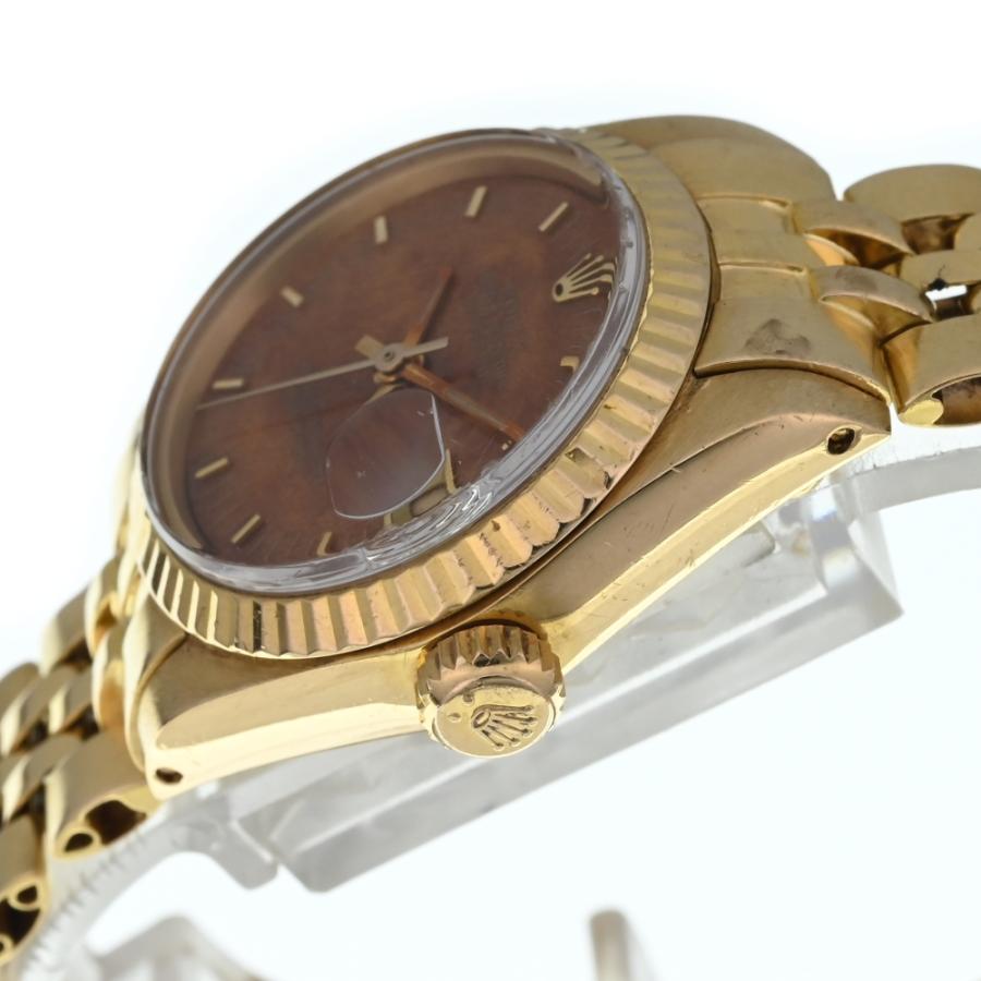 ロレックス ROLEX 6917 ヴィンテージ デイトジャスト マホガニーダイアル K18YG 自動巻き レディース 良品 R#135405 : 135405 : aonohappa - 通販 ...
