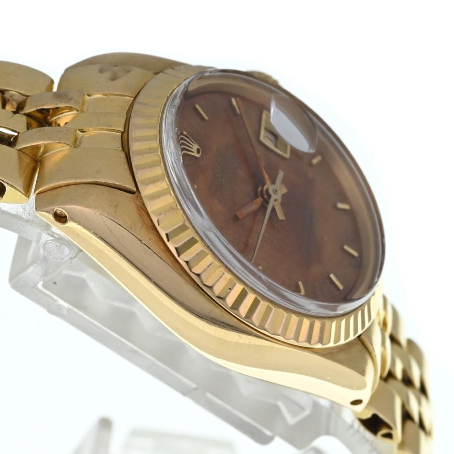 ロレックス ROLEX 6917 ヴィンテージ デイトジャスト マホガニーダイアル K18YG 自動巻き レディース 良品 R#135405 : 135405 : aonohappa - 通販 ...