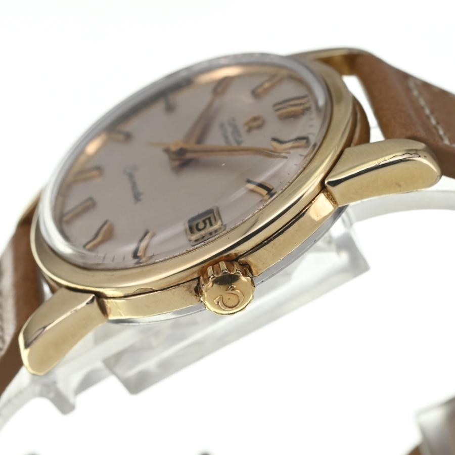 オメガ OMEGA 14762 61 SC ヴィンテージ シーマスター デイト キャップゴールド Cal.562 自動巻き メンズ C# ...