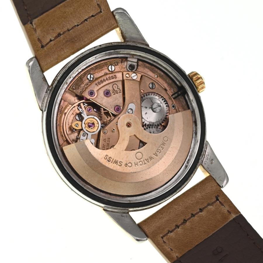 オメガ OMEGA 14762 61 SC ヴィンテージ シーマスター デイト キャップゴールド Cal.562 自動巻き メンズ C# ...
