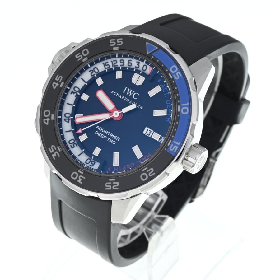 IWC SCHAFFHAUSEN IW354702 アクアタイマー ディープツー デイト 自動巻き メンズ 良品 保証書付き R#135539 ...