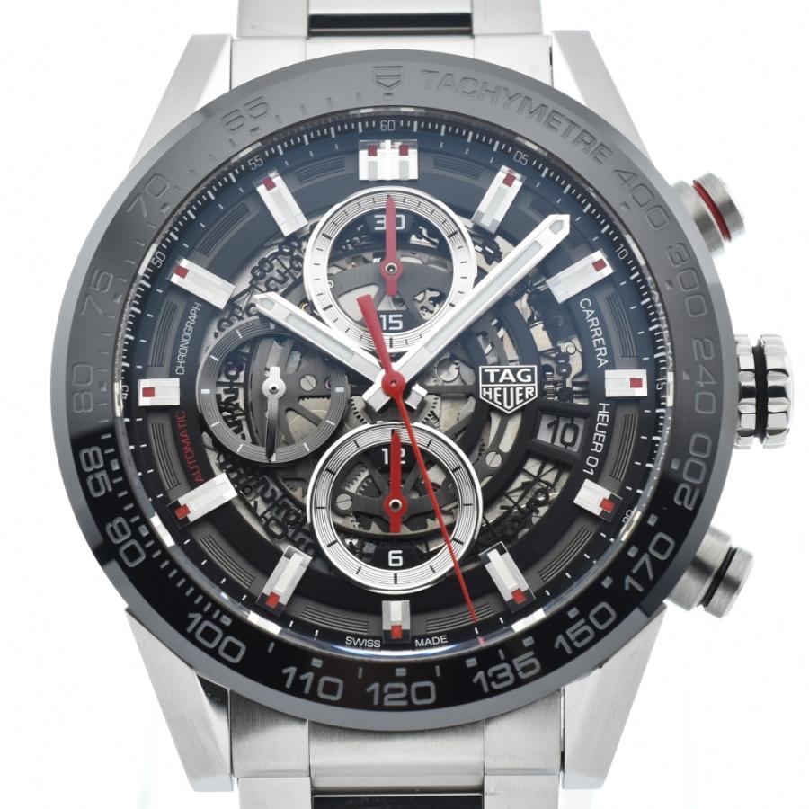 TAG HEUER（タグ・ホイヤー） TAG HEUER CAR201V.BA0714 カレラ ホイヤー01 クロノグラフ デイト 自動巻き ...