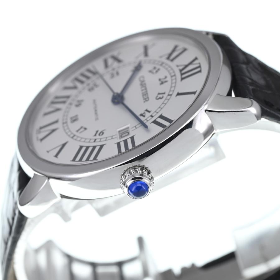 Cartier カルティエ CARTIER W6701010 ロンドソロ XL デイト 自動巻き メンズ 良品 内箱付き A#135609 ...