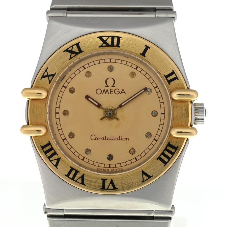 OMEGA オメガ 1470.10 コンステレーション K18 フラットベゼル クォーツ レディース D#135873 : aonohappa ...