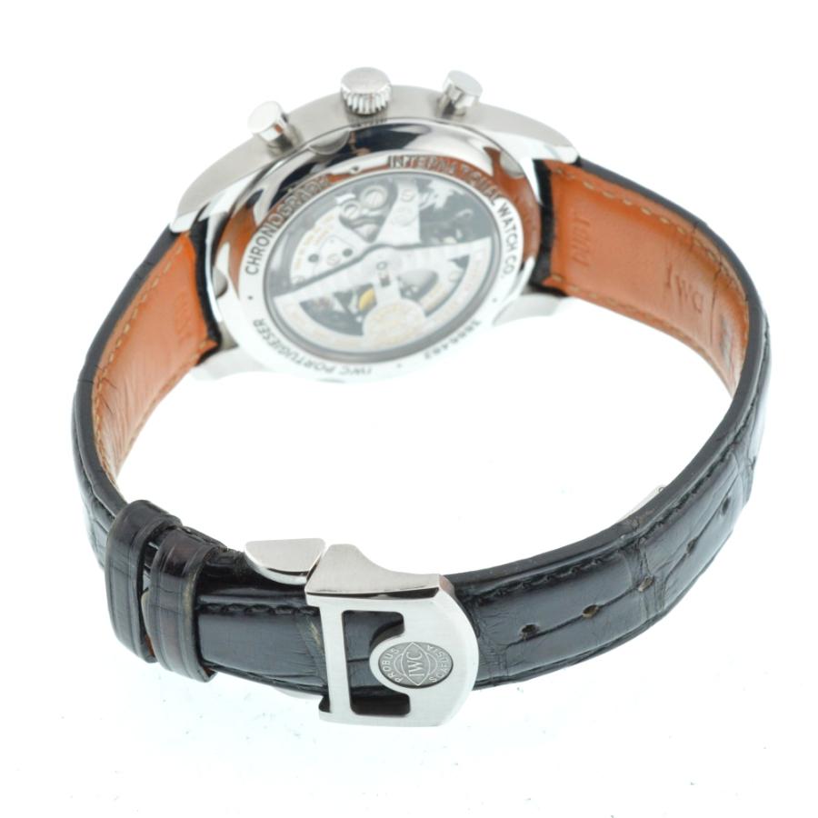IWC SCHAFFHAUSEN IW390403 ポルトギーゼ クロノグラフ デイト 自動巻き メンズ 美品 内箱付き D#136132 ...