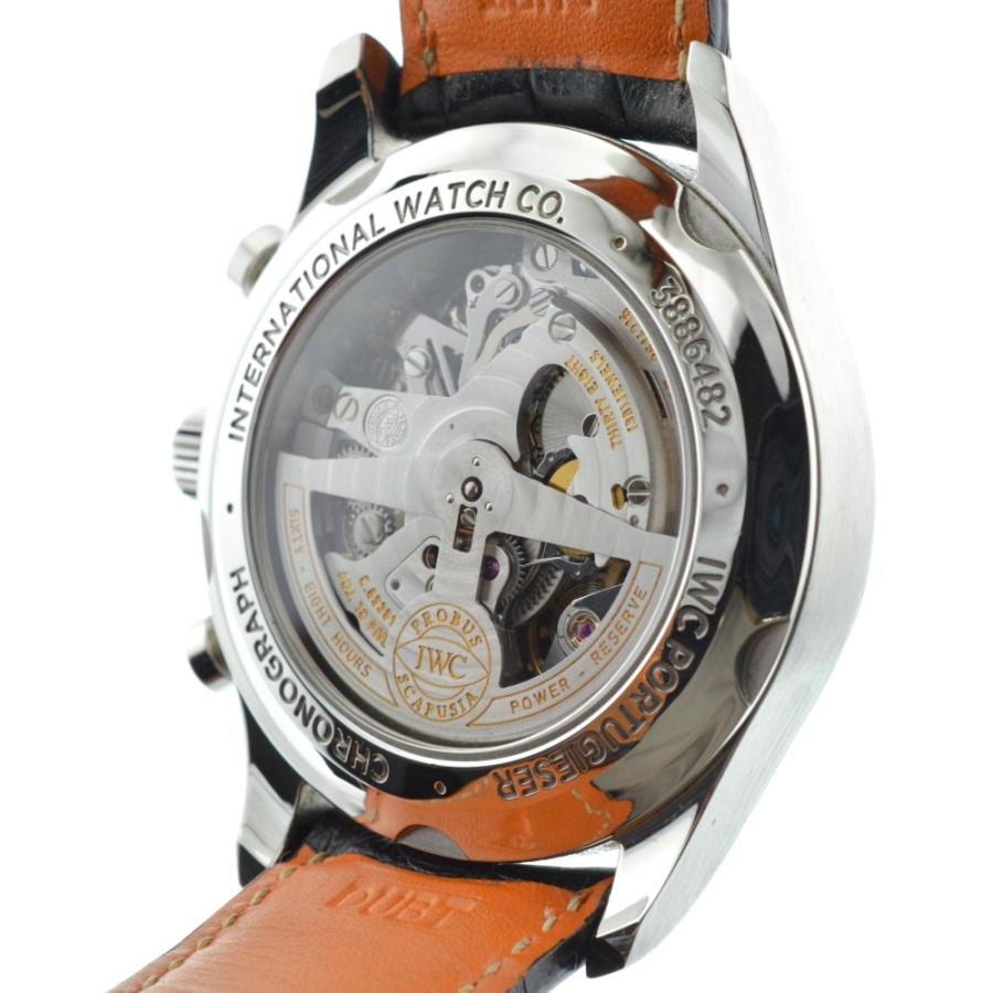 IWC SCHAFFHAUSEN IW390403 ポルトギーゼ クロノグラフ デイト 自動巻き メンズ 美品 内箱付き D#136132 ...