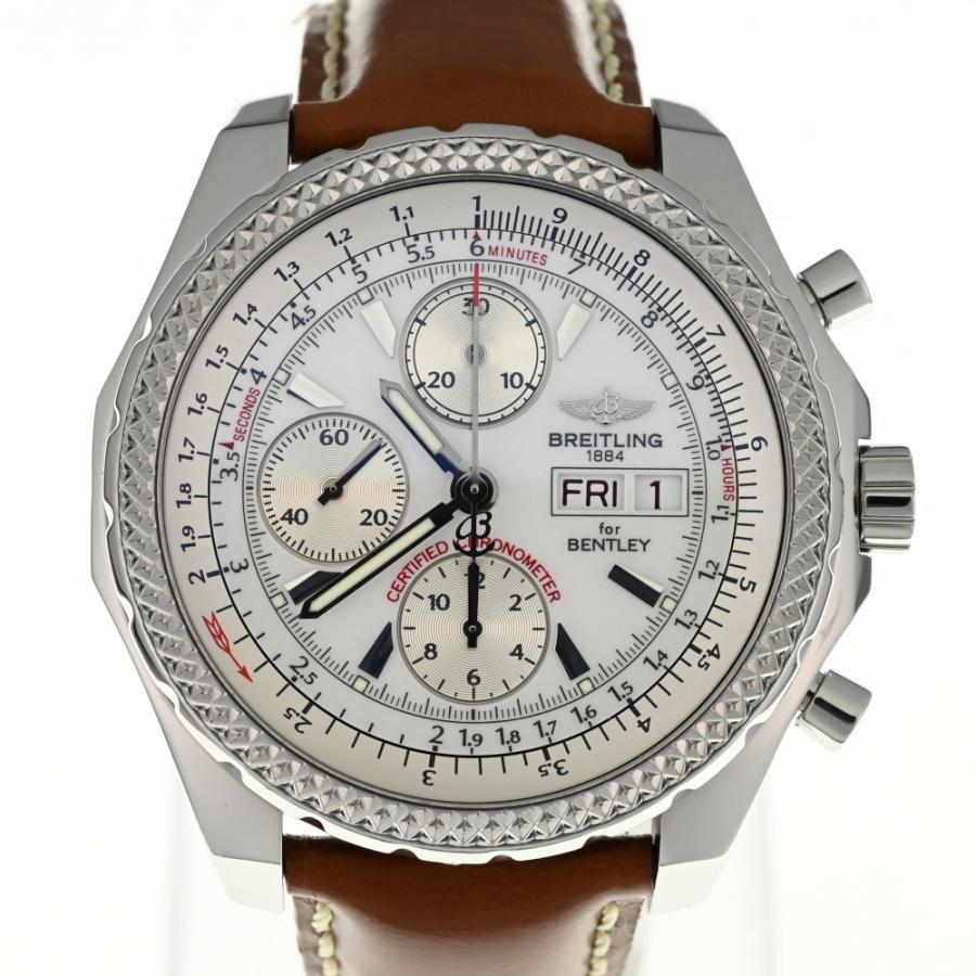 ブライトリング 値下 BREITLING A13362 ベントレーGT クロノグラフ デイデイト 自動巻き メンズ 美品 E#136207 ...