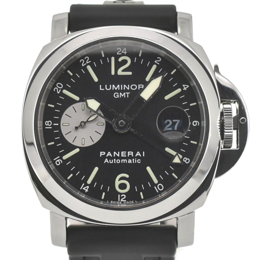 パネライ PANERAI PAM00088 ルミノール GMT アッチャイオ 自動巻き メンズ 良品 D#136239 : 136239 ...