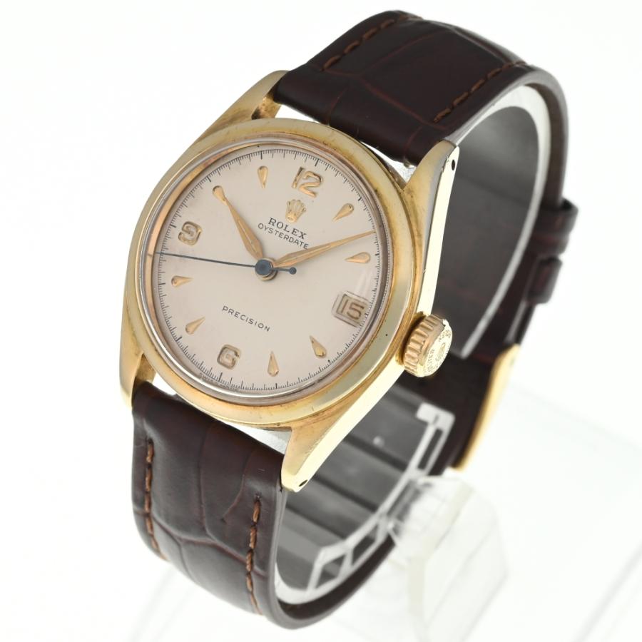 ROLEX（ロレックス） ROLEX 6066 ヴィンテージ オイスターデイト パーペチュアル Cal.740 手巻き ボーイズ E# ...