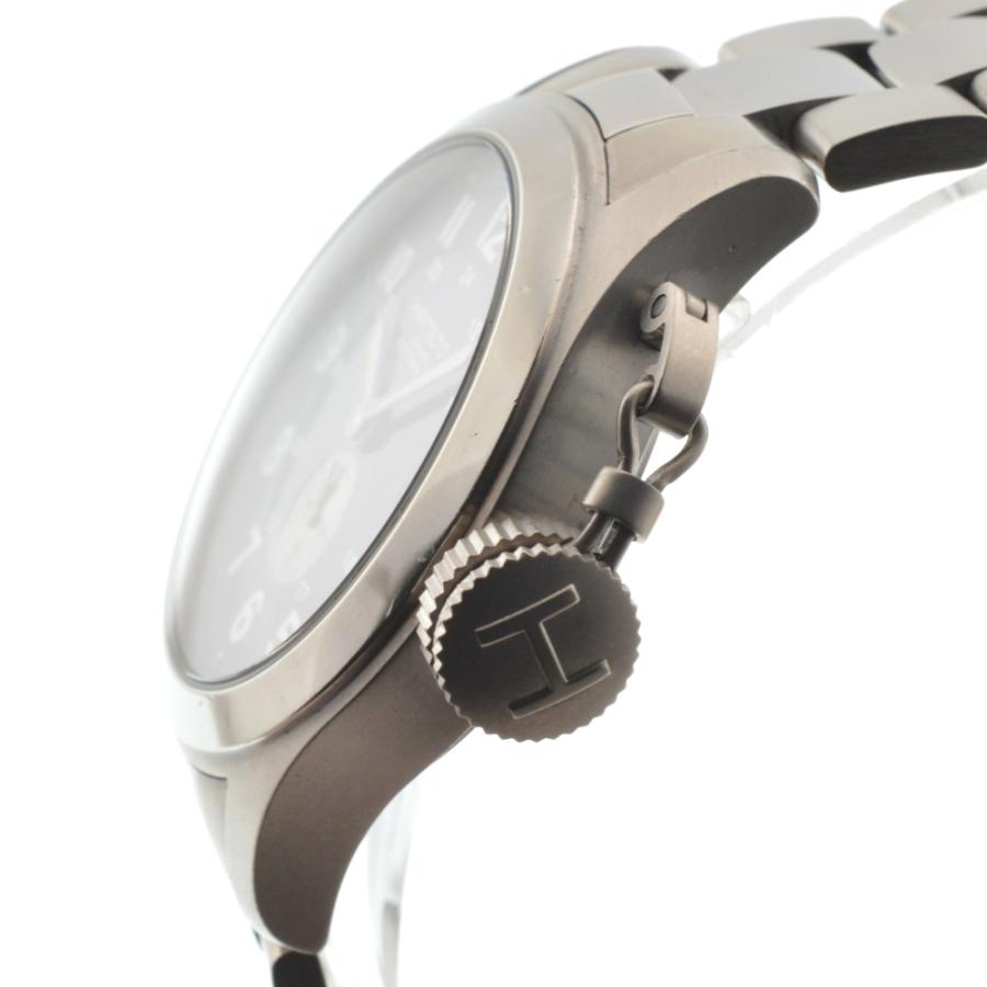 ハミルトン HAMILTON H774150 カーキ チタン スモールセコンド デイト 自動巻き メンズ 良品 I#136353 : ...