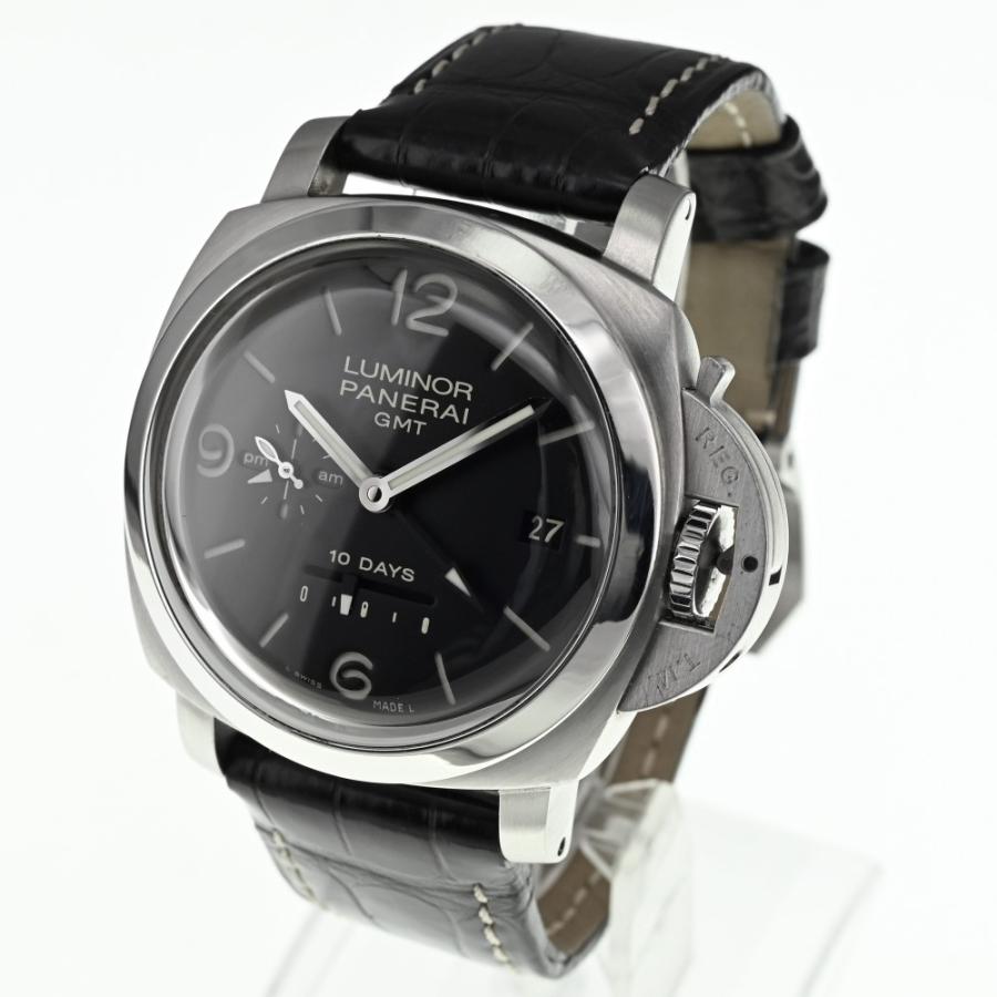 パネライ PANERAI PAM00270 ルミノール1950 10デイズ GMT デイト パワーリザーブ 自動巻き メンズ H#136668 ...
