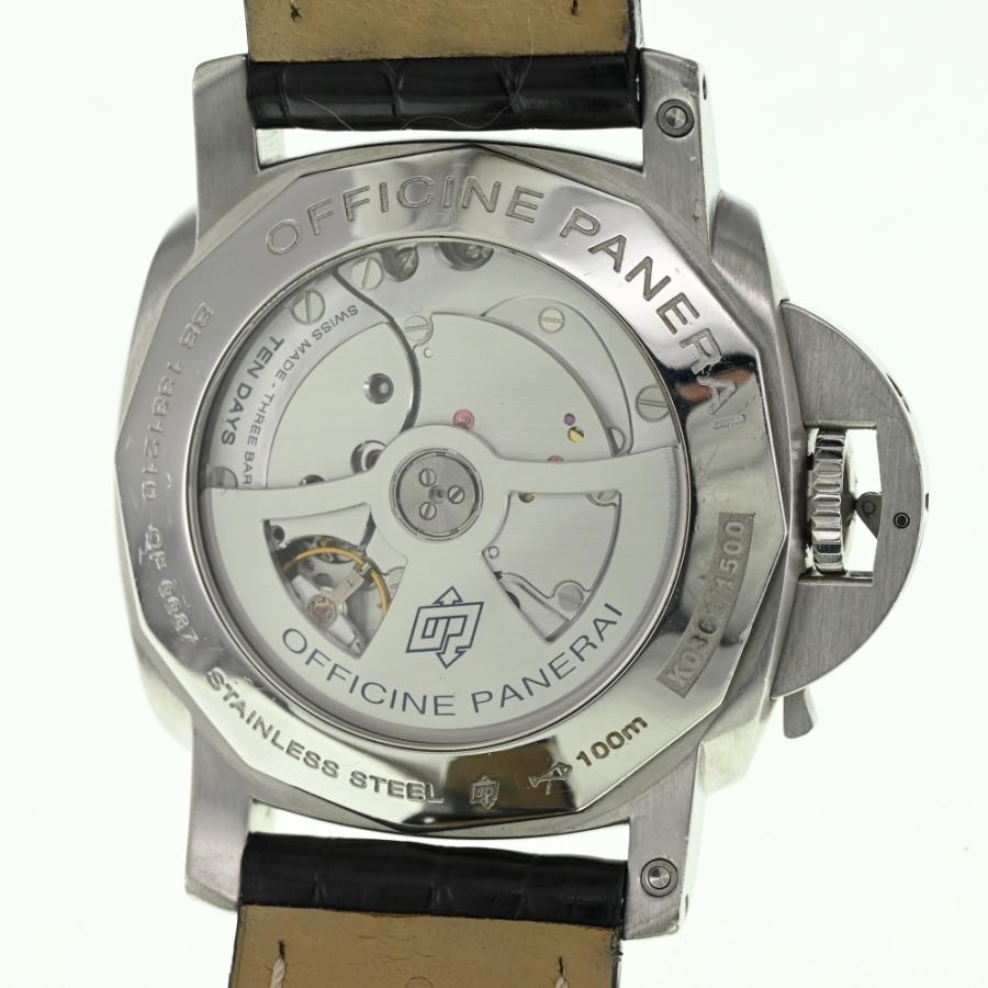 パネライ PANERAI PAM00270 ルミノール1950 10デイズ GMT デイト パワーリザーブ 自動巻き メンズ H#136668 ...