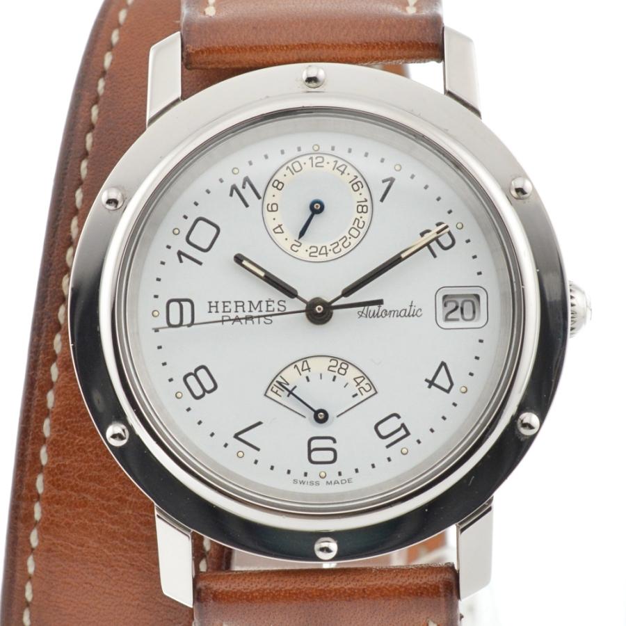 HERMES エルメス CL5.710 クリッパー ドゥブルトゥール パワーリザーブ GMT デイト 自動巻き メンズ 美品 J#137047 : aonohappa - 通販 - Yahoo ...
