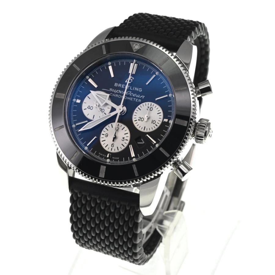 ブライトリング BREITLING AB0162 スーパーオーシャンヘリテージ II クロノグラフ 44 自動巻き メンズ 美品 箱・保証書 ...