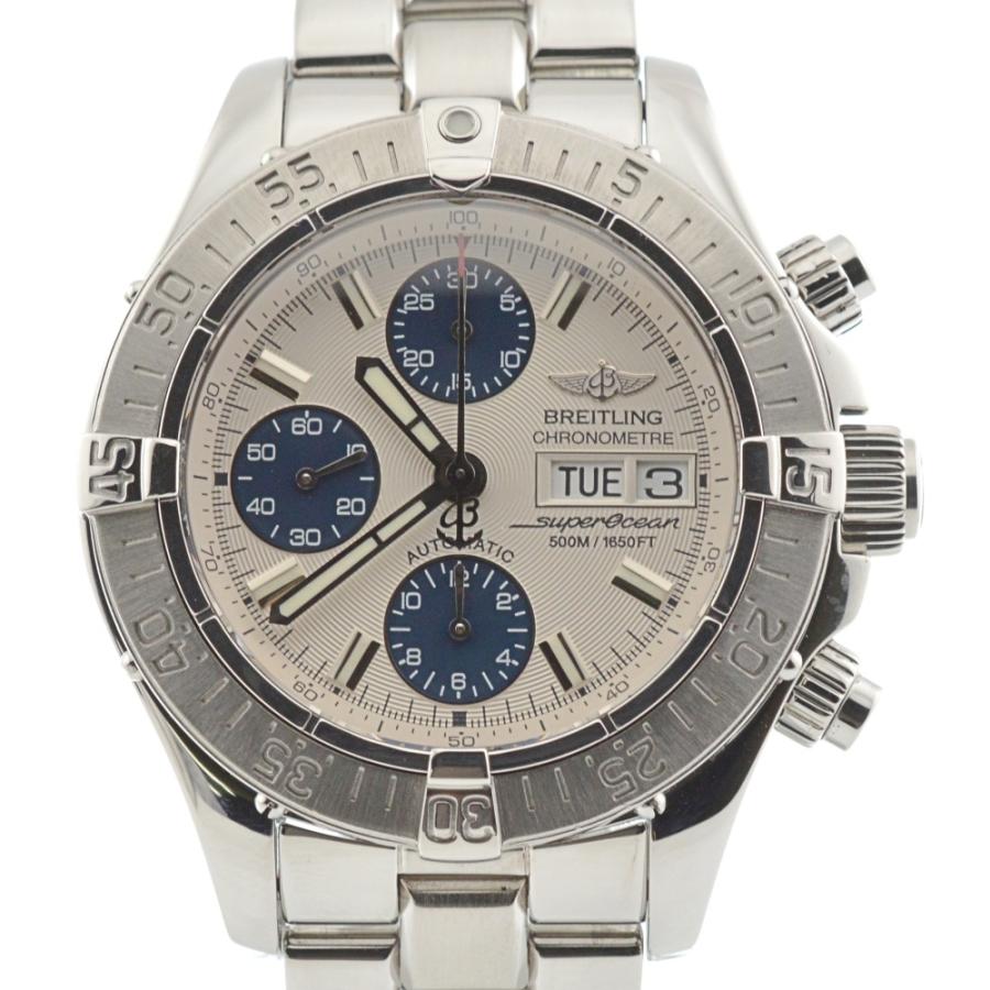ブライトリング BREITLING A13340 スーパーオーシャン クロノグラフ デイデイト 自動巻き メンズ 美品 K#137199 ...