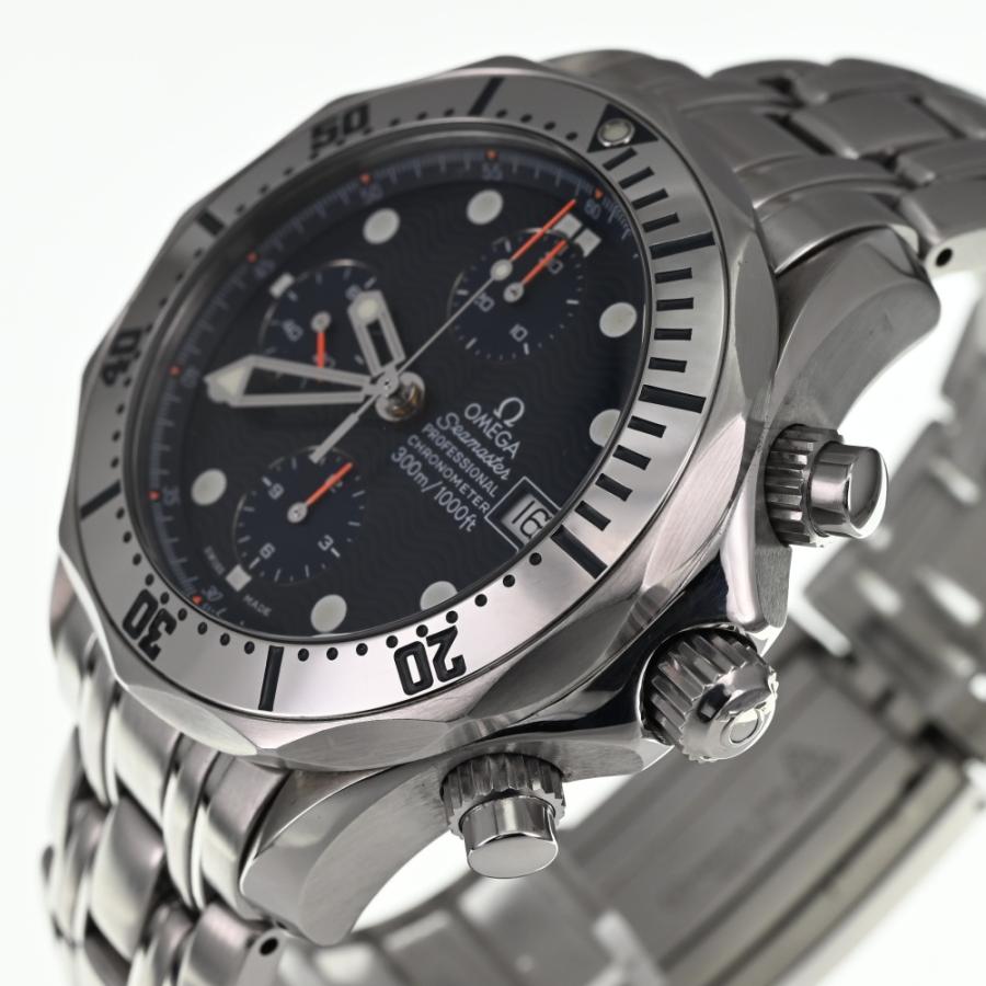 OMEGA オメガ 2598.80 シーマスター 300M クロノグラフ デイト 自動巻き メンズ 美品 K#137230 ...