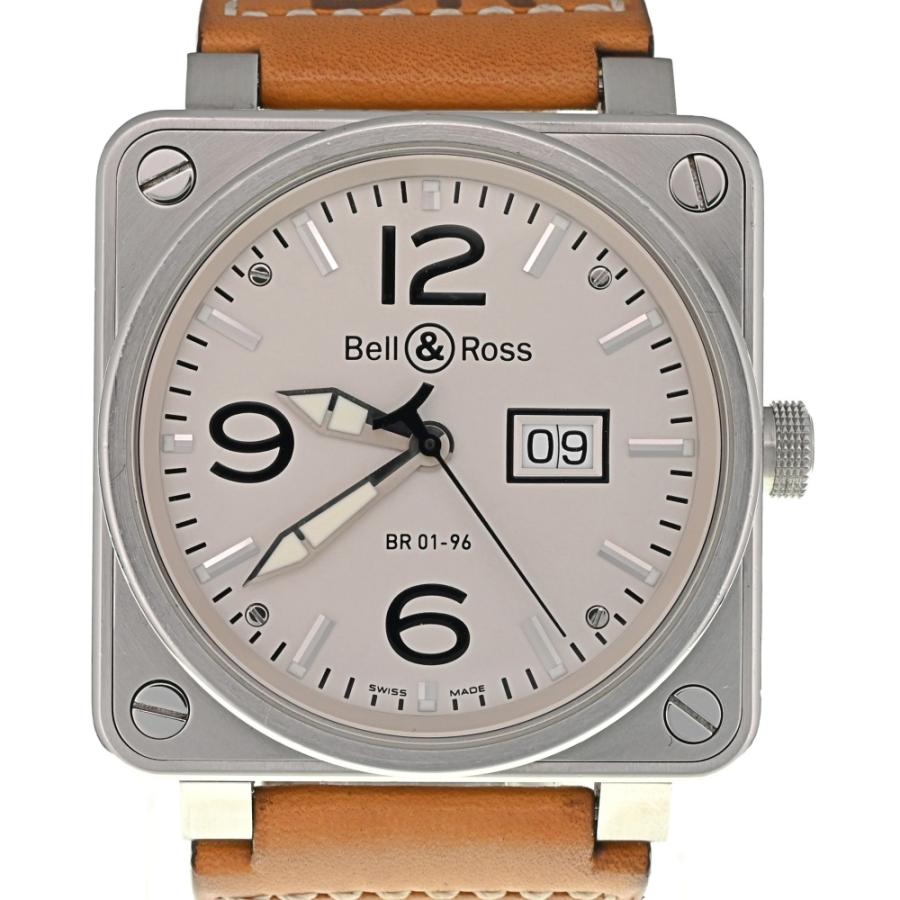 ベル&ロス ベル＆ロス Bell＆Ross BR01-96W-CA BR01-96 メーターデイト 自動巻き メンズ 良品 内箱・保証書付き K#137337 : aonohappa - 通販 ...