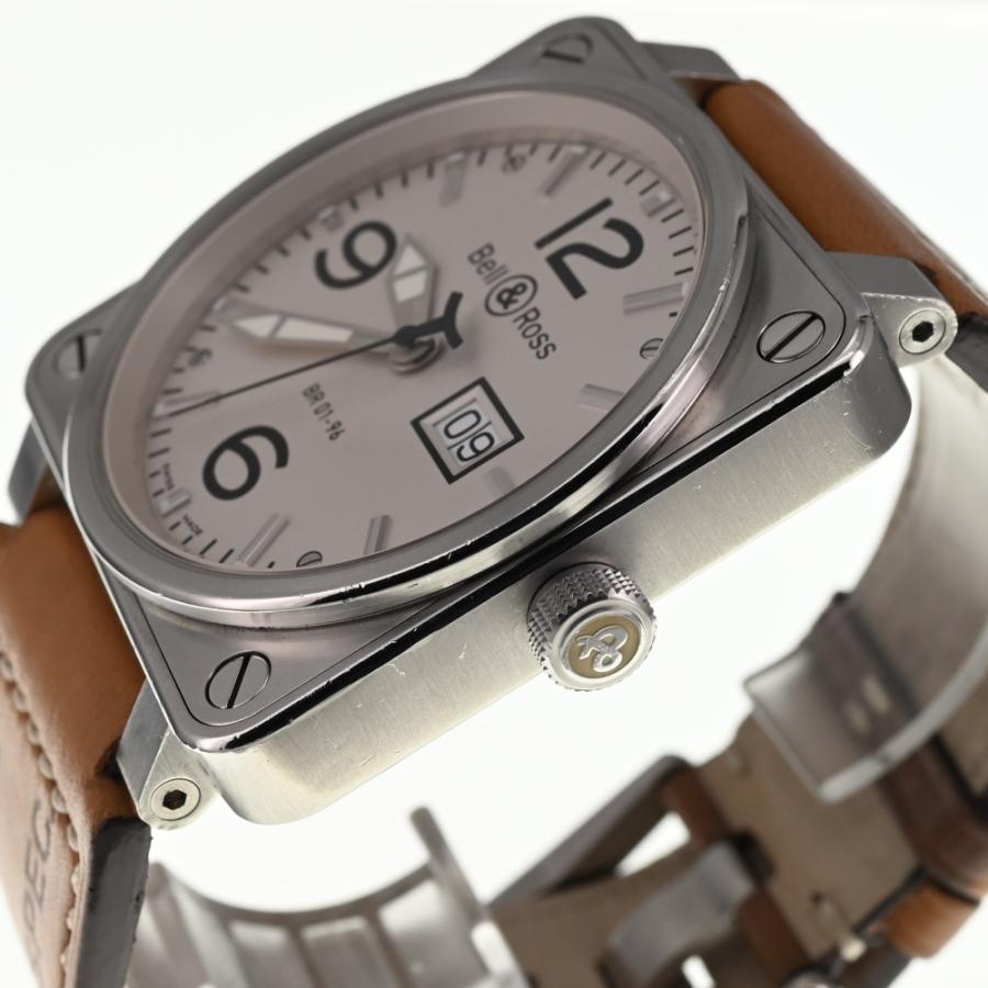 ベル&ロス ベル＆ロス Bell＆Ross BR01-96W-CA BR01-96 メーターデイト 自動巻き メンズ 良品 内箱・保証書付き K#137337 : aonohappa - 通販 ...