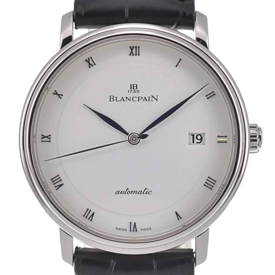 BLANCPAIN ブランパン Blancpain 6223-1127-55 ヴィルレ ウルトラスリム セコンドハン デイト 自動巻き メンズ 美品 箱・保証書付き M#137516 ...