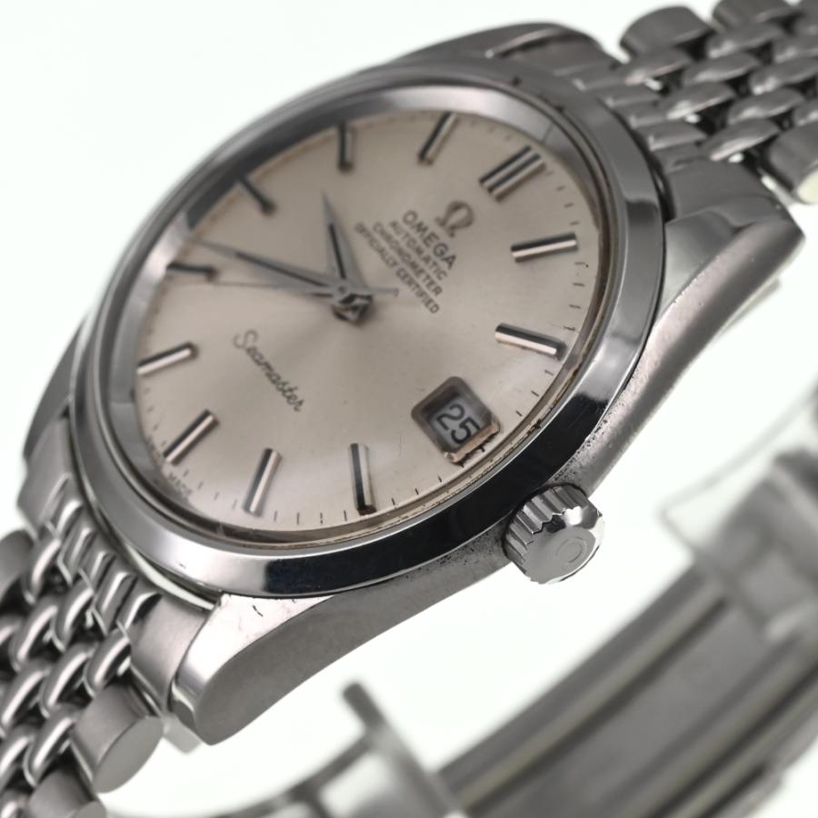 OMEGA オメガ 168.024 ヴィンテージ シーマスター クロノメーター デイト Cal.564 自動巻き メンズ 良品 N ...