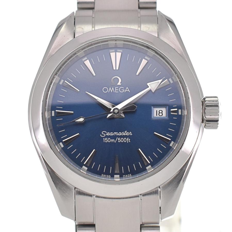 OMEGA オメガ 2577.80 シーマスター アクアテラ 150m デイト クォーツ レディース 良品 M#137773 : aonohappa - 通販 - Yahoo!ショッピング