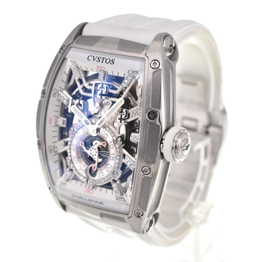 CVSTOS クストス CVT-JET2-PS-CD チャレンジ ジェットライナーII P-S 純正ダイヤ 自動巻き メンズ 美品 O#137815 : aonohappa - 通販 ...