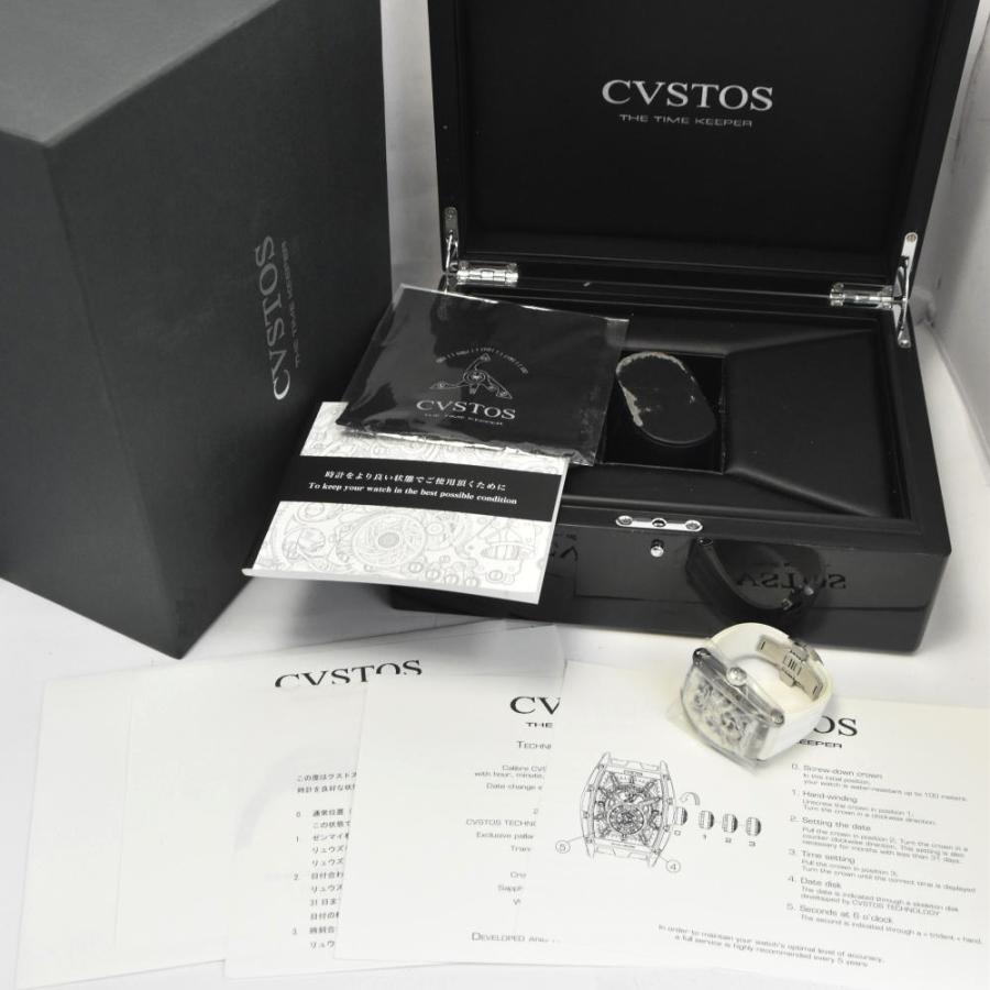 CVSTOS クストス CVT-JET2-PS-CD チャレンジ ジェットライナーII P-S 純正ダイヤ 自動巻き メンズ 美品 O#137815 : aonohappa - 通販 ...