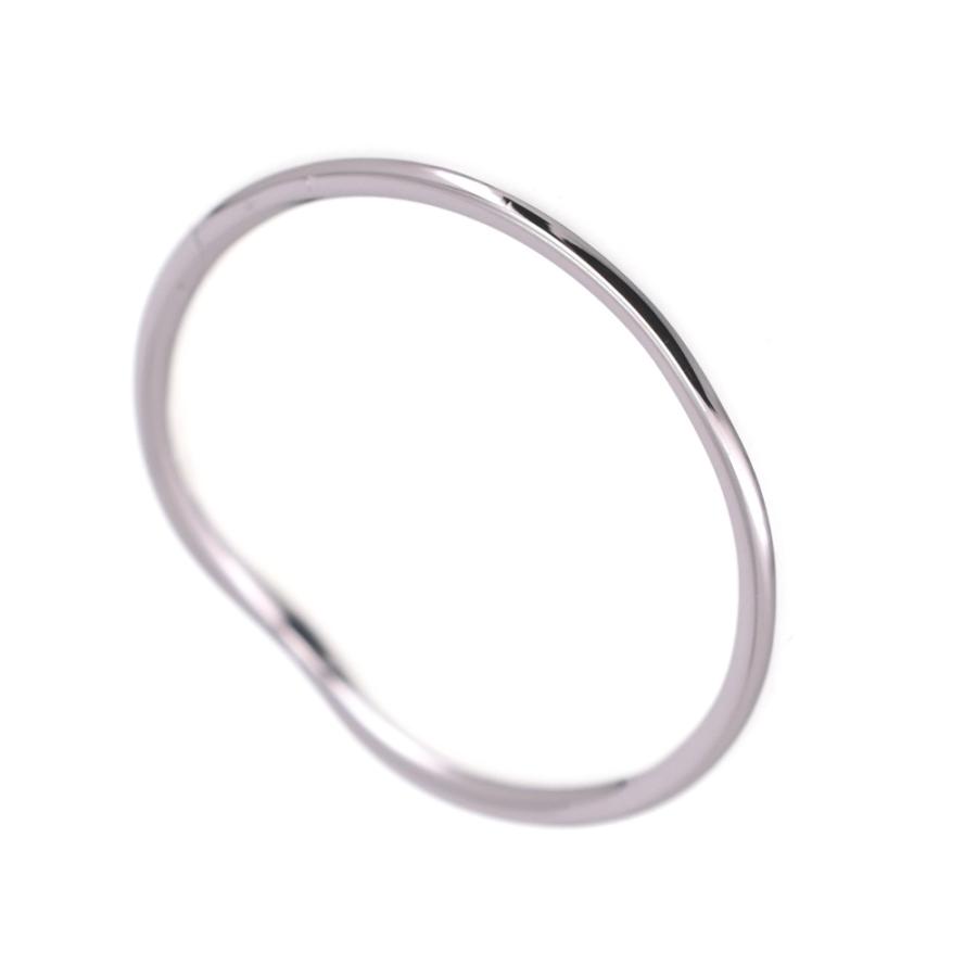 TIFFANY&Co. ティファニー カーブド バンドリング サイズ55/JP15 Pt950 レディース S#137842 : aonohappa - 通販 - Yahoo!ショッピング