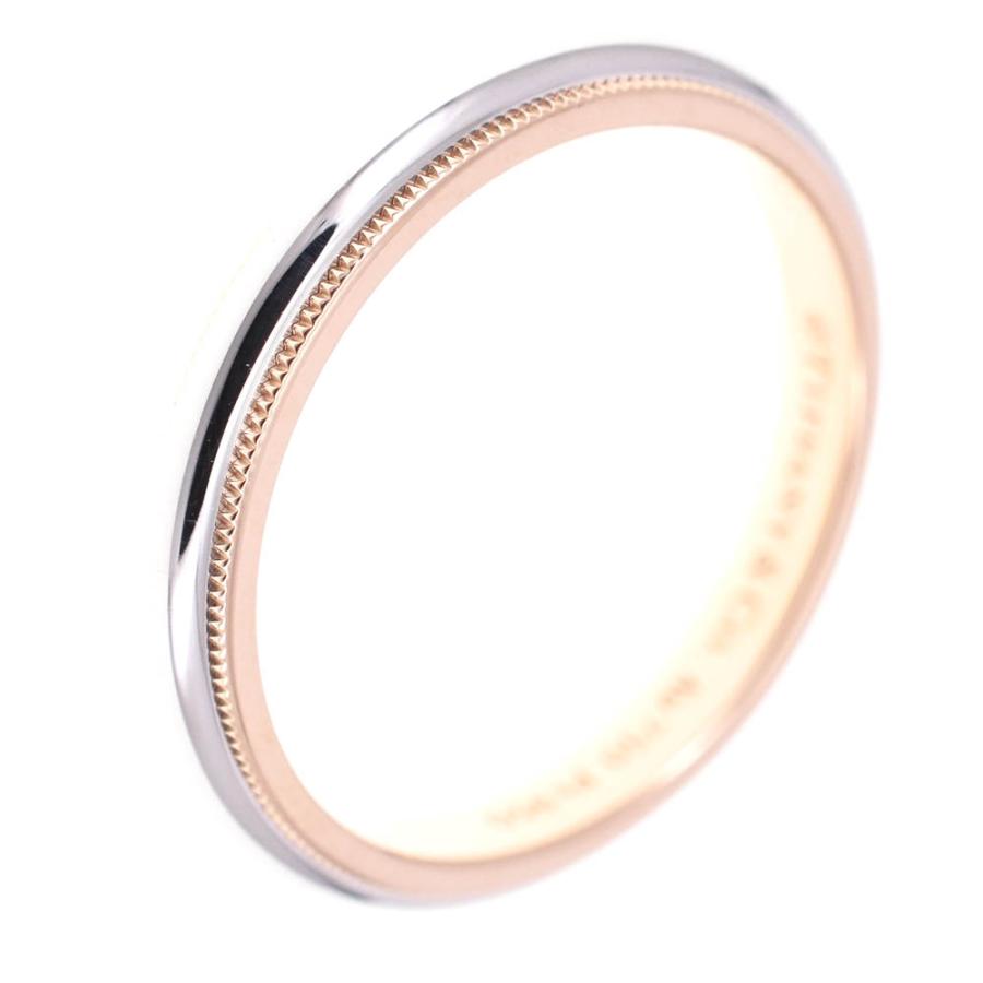 TIFFANY&Co. ティファニー ミルグレイン リング サイズ62/JP22 K18YG/Pt950 レディース S#137858 : aonohappa - 通販 - Yahoo!ショッピング