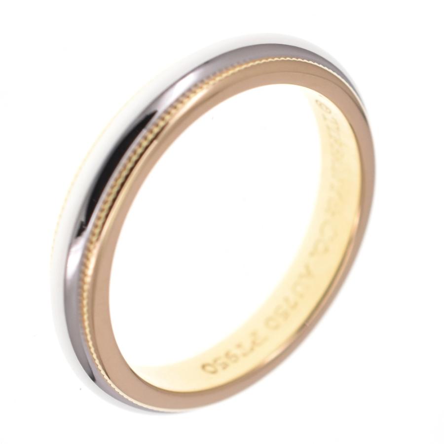 TIFFANY&Co. ティファニー ミルグレイン リング サイズ51/JP11 K18YG/Pt950 レディース S#138159 : aonohappa - 通販 - Yahoo!ショッピング