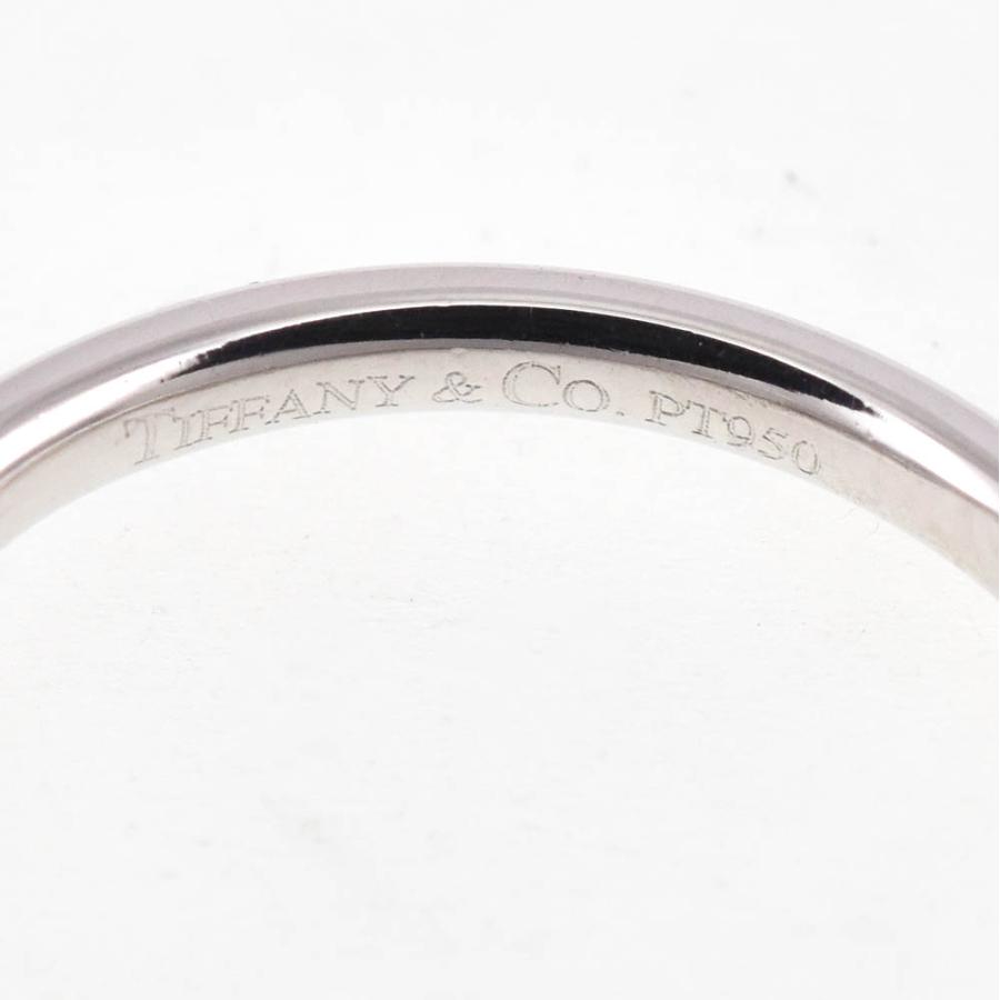 TIFFANY&Co. ティファニー カーブド バンドリング サイズ52/JP12 Pt950 レディース S#138192 ...