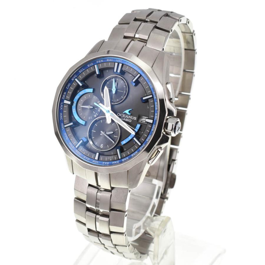 CASIO カシオ OCW-S3000-1AJF オシアナス マンタ チタン ソーラー電波 メンズ 箱・保証書付き A#138273 : aonohappa - 通販 - Yahoo!ショッピング