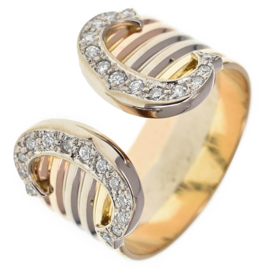 Cartier カルティエ CARTIER 2C ダイヤ リング サイズ46/JP6 スリーカラー ダイヤモンド レディース S#138534 : aonohappa - 通販 - Yahoo ...