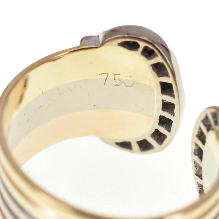 Cartier カルティエ CARTIER 2C ダイヤ リング サイズ46/JP6 スリーカラー ダイヤモンド レディース S#138534 ...