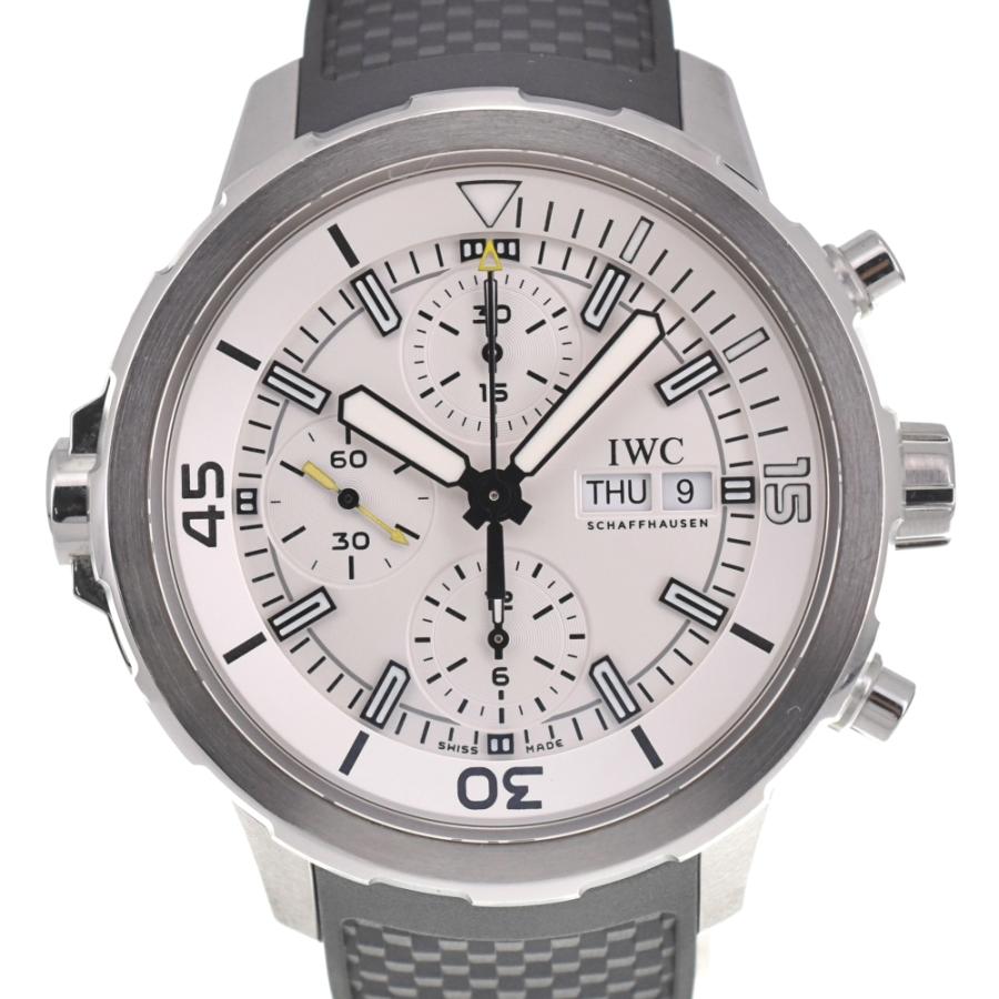 IWC SCHAFFHAUSEN IW376801 アクアタイマー クロノグラフ デイデイト 自動巻き メンズ 美品 R#138659 ...