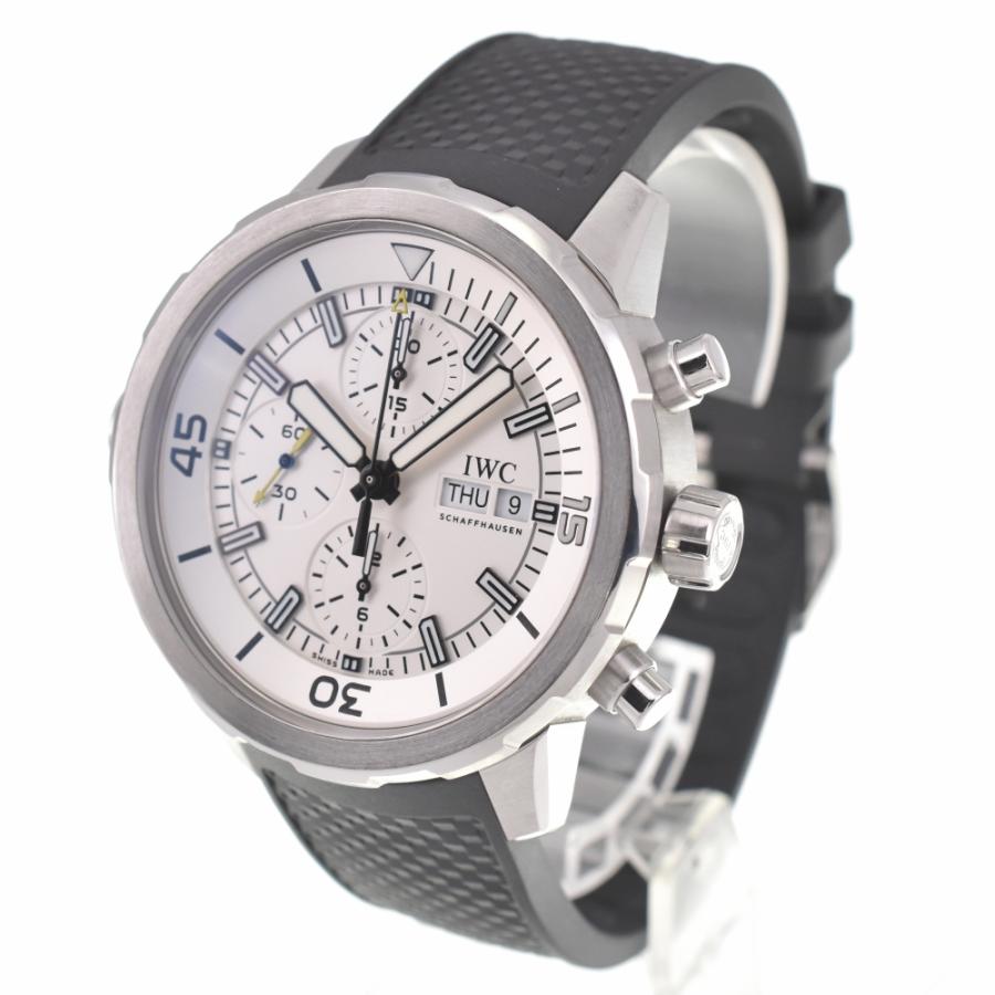 IWC SCHAFFHAUSEN IW376801 アクアタイマー クロノグラフ デイデイト 自動巻き メンズ 美品 R#138659 ...