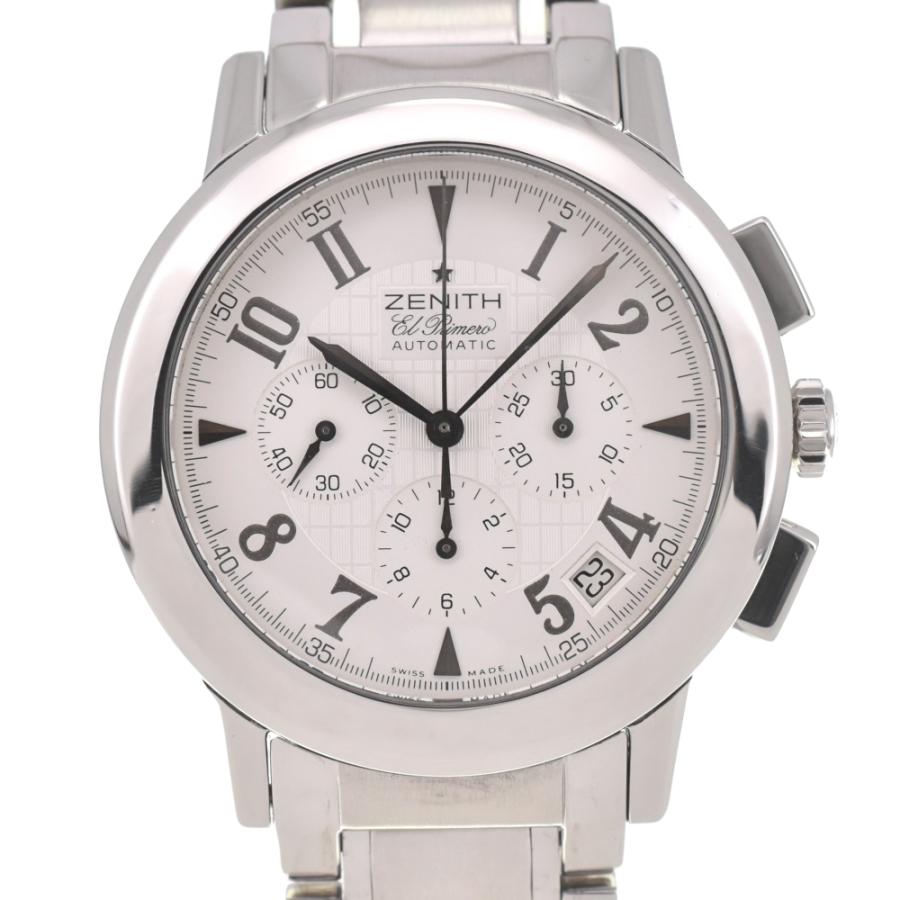 ZENITH（時計） ゼニス ZENITH 01/02.0451.400/02.M451 ポートロワイヤルV エルプリメロ クロノグラフ デイト 自動巻き メンズ 美品 保証書付き B# ...