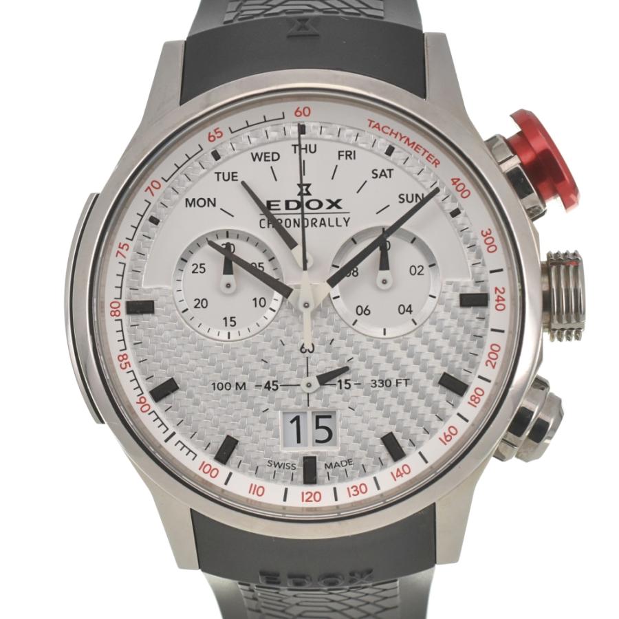 EDOX エドックス 38001 クロノラリー クロノグラフ ビッグデイト クォーツ メンズ 良品 C#138739 : aonohappa - 通販 - Yahoo!ショッピング