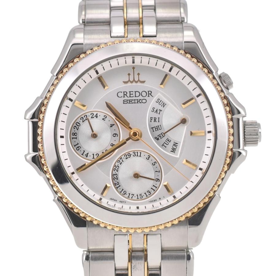 SEIKO セイコー 4S77-0A30/GCBG996 クレドール パシフィーク K18YG/SS レトログラード 自動巻き メンズ 美品 B#138794 : aonohappa - 通販 ...