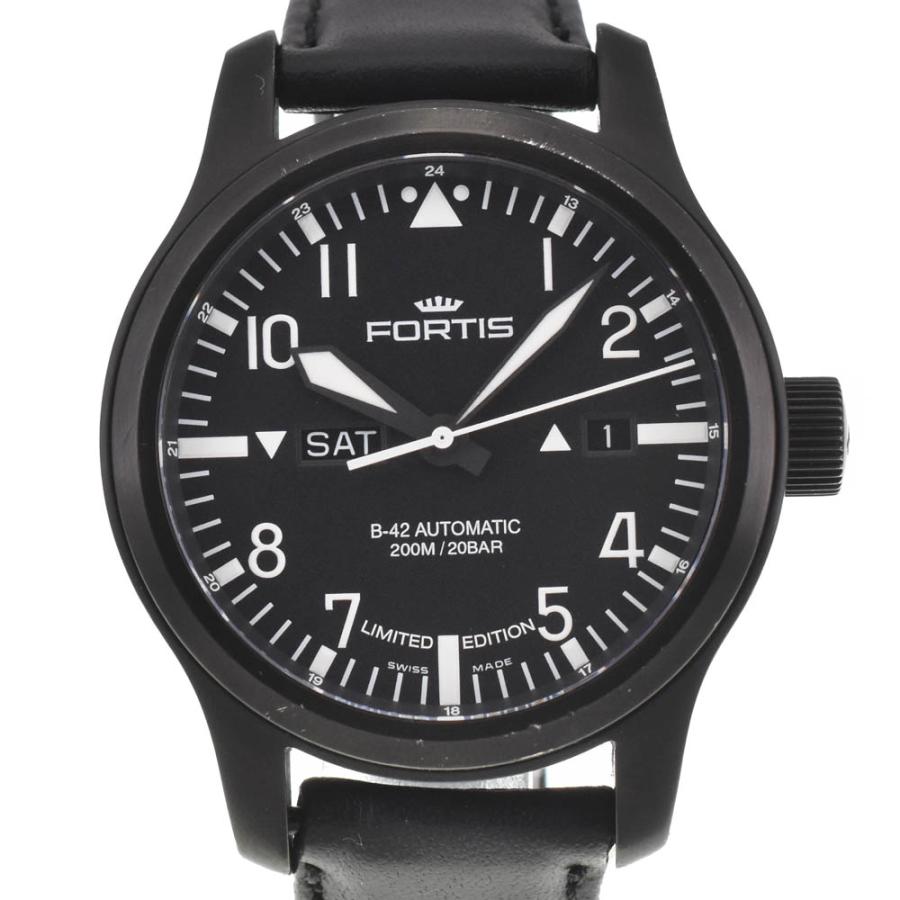 FORTIS フォルティス 655.18.158 B-42 フリーガー デイデイト 限定品 自動巻き メンズ 良品 B#138929 : aonohappa - 通販 - Yahoo!ショッピング