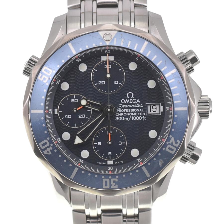 OMEGA オメガ 2599.80 シーマスター300 クロノグラフ デイト 自動巻き メンズ 保証書付き E#139399 : aonohappa - 通販 - Yahoo!ショッピング