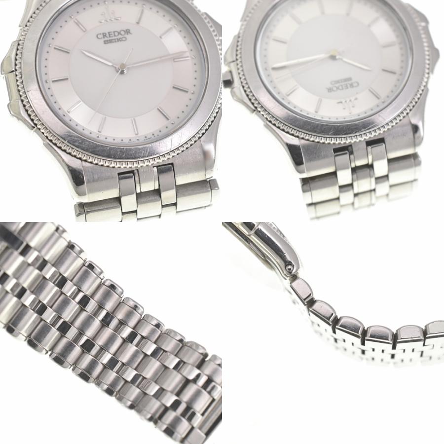 SEIKO セイコー 9581-6040 クレドール K18WGベゼル クォーツ メンズ 良品 E#139409 : aonohappa ...