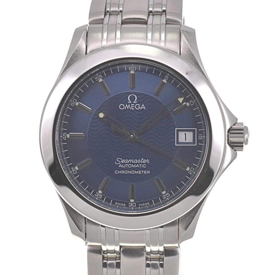 OMEGA オメガ 2501.81 シーマスター デイト クロノメーター 自動巻き メンズ 美品 箱・保証書付き G#139631 ...