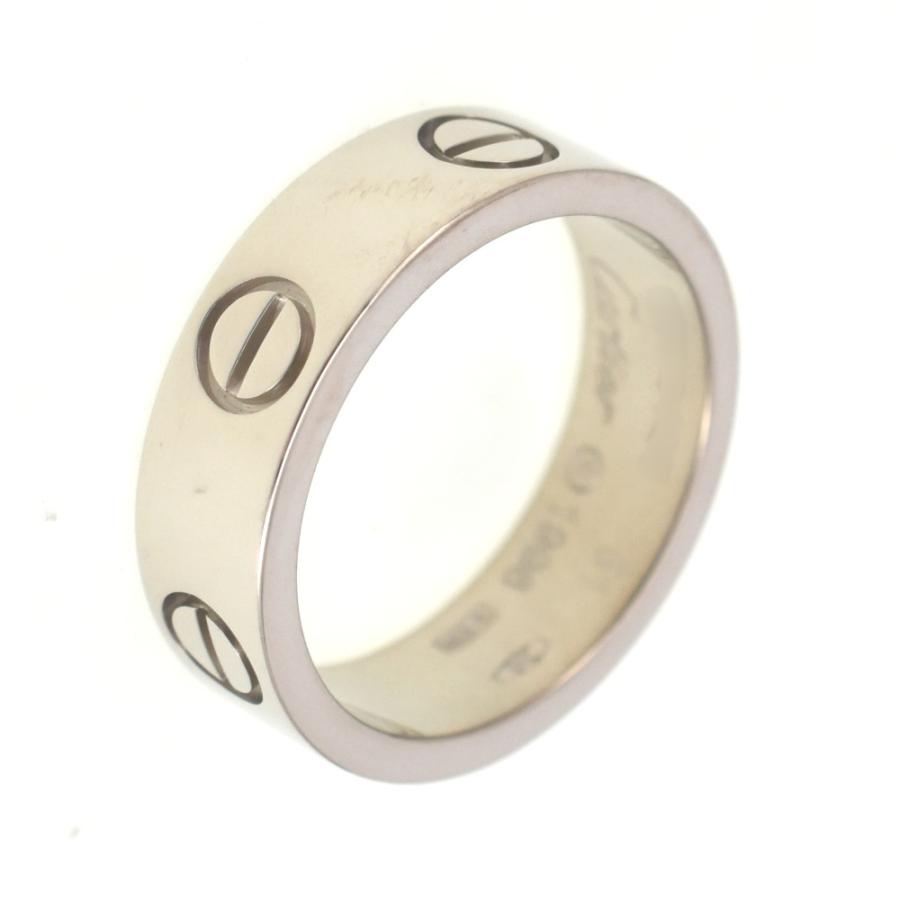 Cartier カルティエ CARTIER ラブ リング クラシックモデル サイズ51/JP11 K18WG レディース 箱付き S#139633 : aonohappa - 通販 ...
