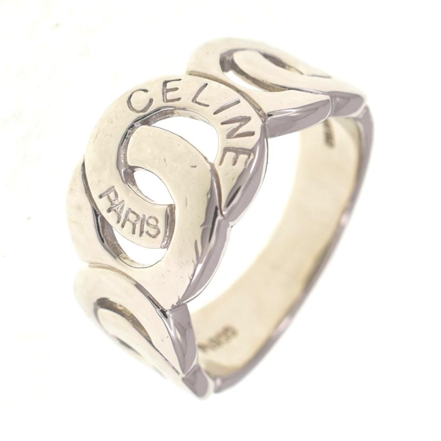 CELINE セリーヌ リング サイズ53/JP13 Pt900 シルバー レディース S#139685 : aonohappa - 通販 - Yahoo!ショッピング