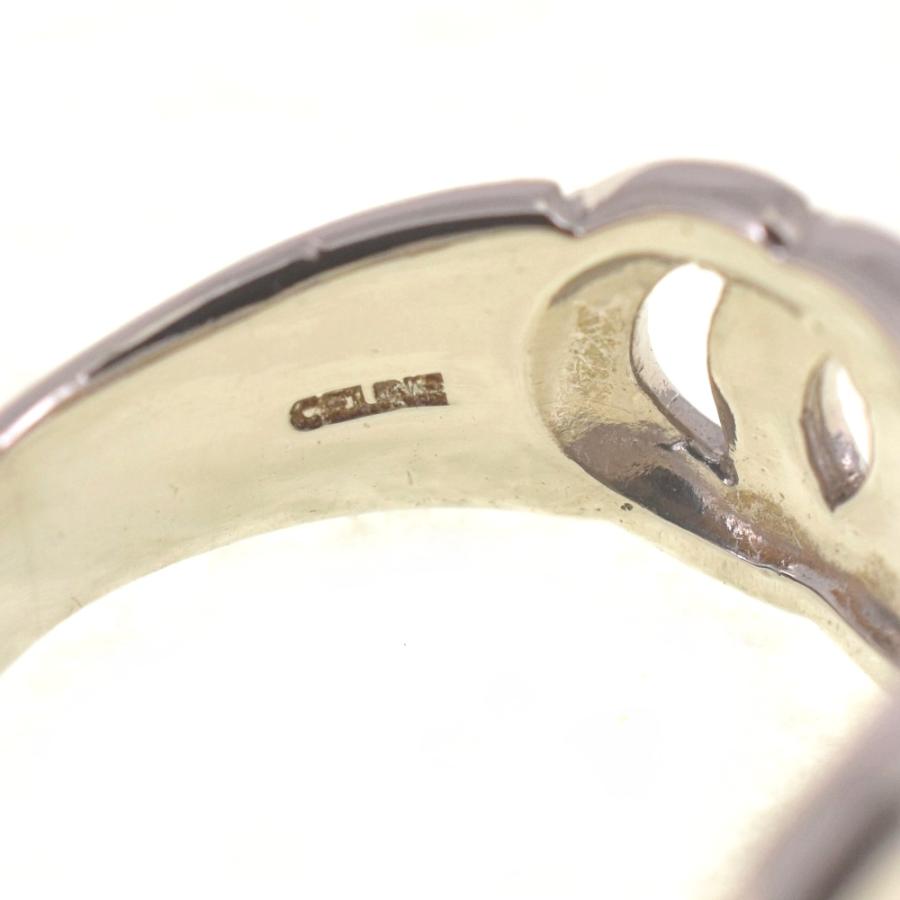 CELINE セリーヌ リング サイズ53/JP13 Pt900 シルバー レディース S#139685 : aonohappa - 通販 - Yahoo!ショッピング