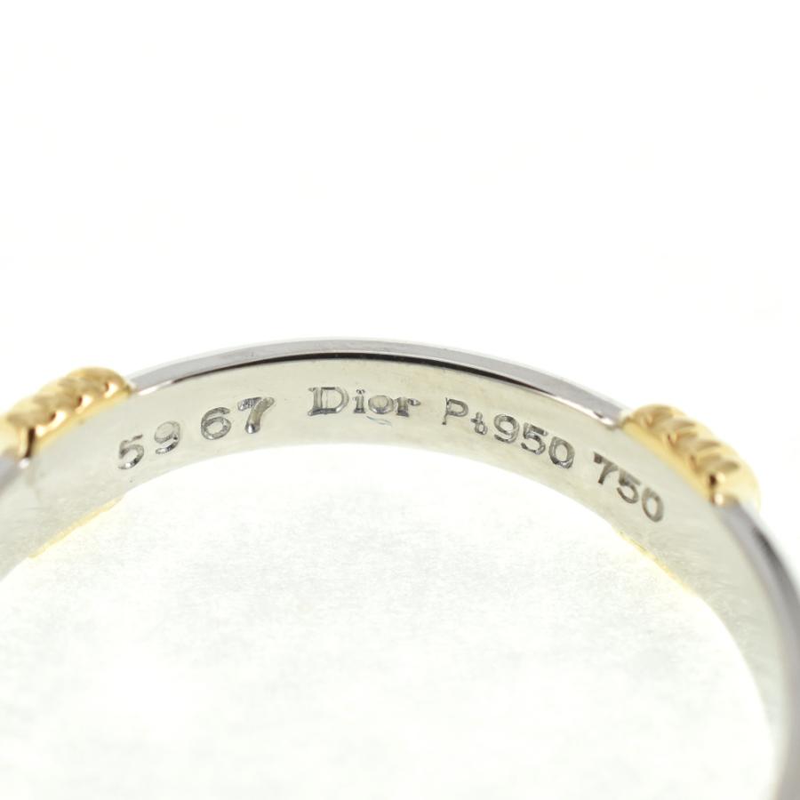 ディオール Dior リング サイズ57/JP17 Pt950/K18YG メンズ S#139691 : aonohappa - 通販 - Yahoo!ショッピング