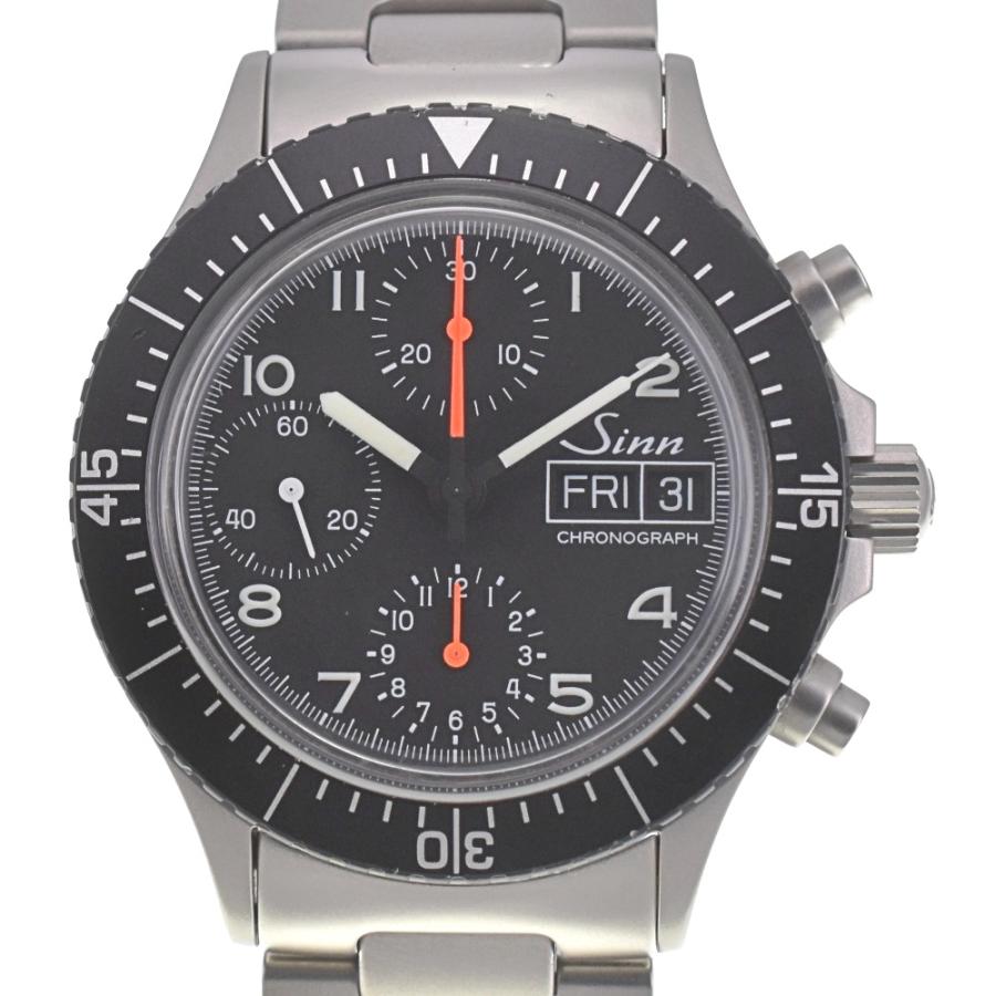 Sinn（ジン） Sinn 256.P 256 クロノグラフ デイデイト バルジュー7750 自動巻き メンズ 良品 箱・保証書付き G#139705 : aonohappa - 通販 ...