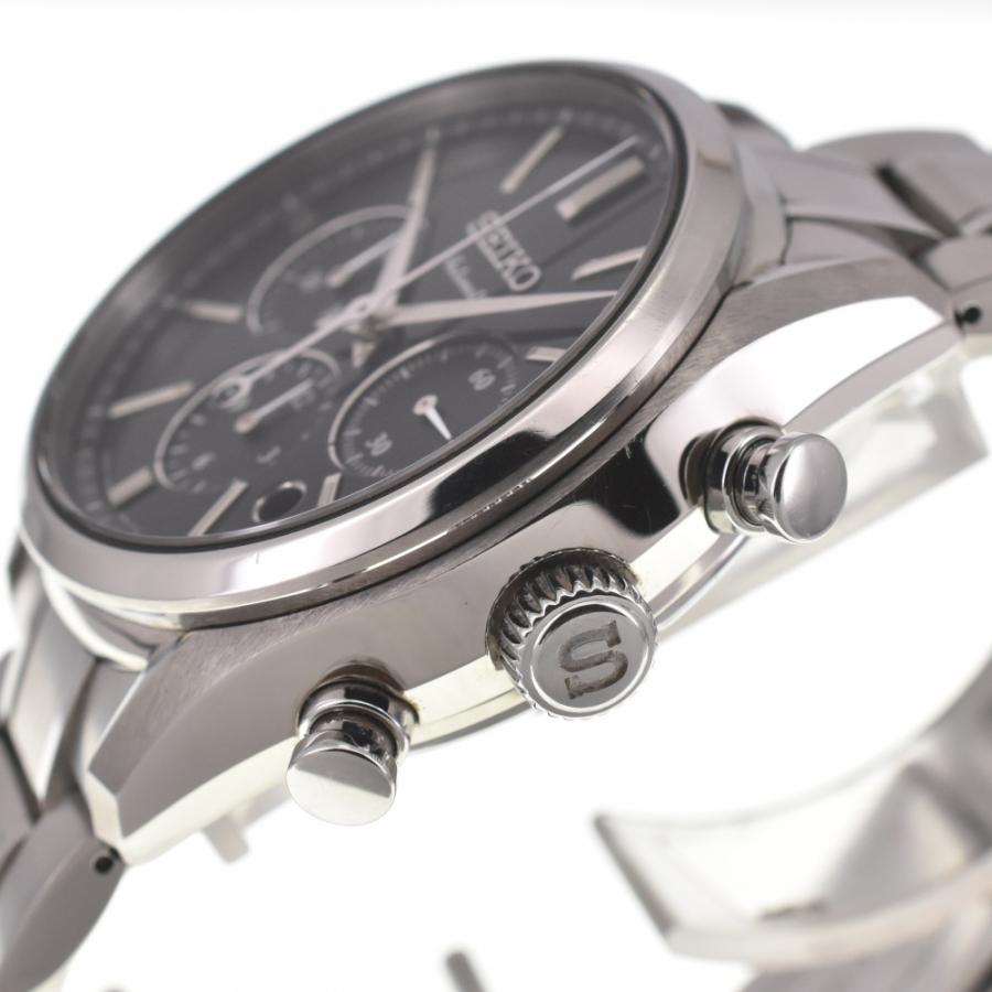 SEIKO セイコー SARK007/8R48-00G0 プレサージュ クロノグラフ 自動巻き メンズ H#139722 ...